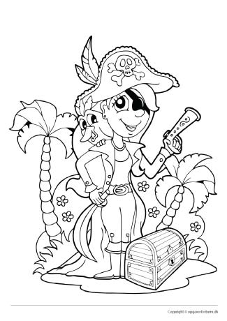 11 siders malebog med fine motiver til print - hent det her