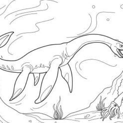 Malebog Dinosauer | Print Selv Malebog med Dinosauer til Børn