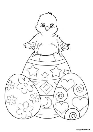 Malebog Påske | Print Selv Malebog med Påske motiver til Børn