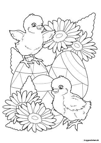 Malebog Påske | Print Selv Malebog med Påske motiver til Børn